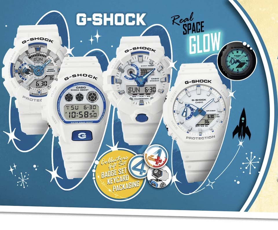 Новинка от японского бренда Casio: часы G-SHOCK x Marvel ‘Fantastic Four’