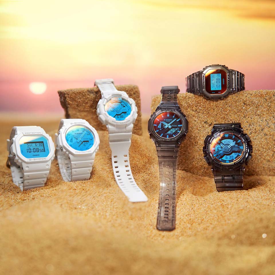 Новинка от японского бренда Casio: часы G-SHOCK Beach Time Lapse