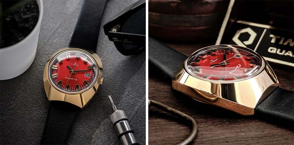 Лимитированная модель в честь 50-летия первых кварцевых часов Timex ...