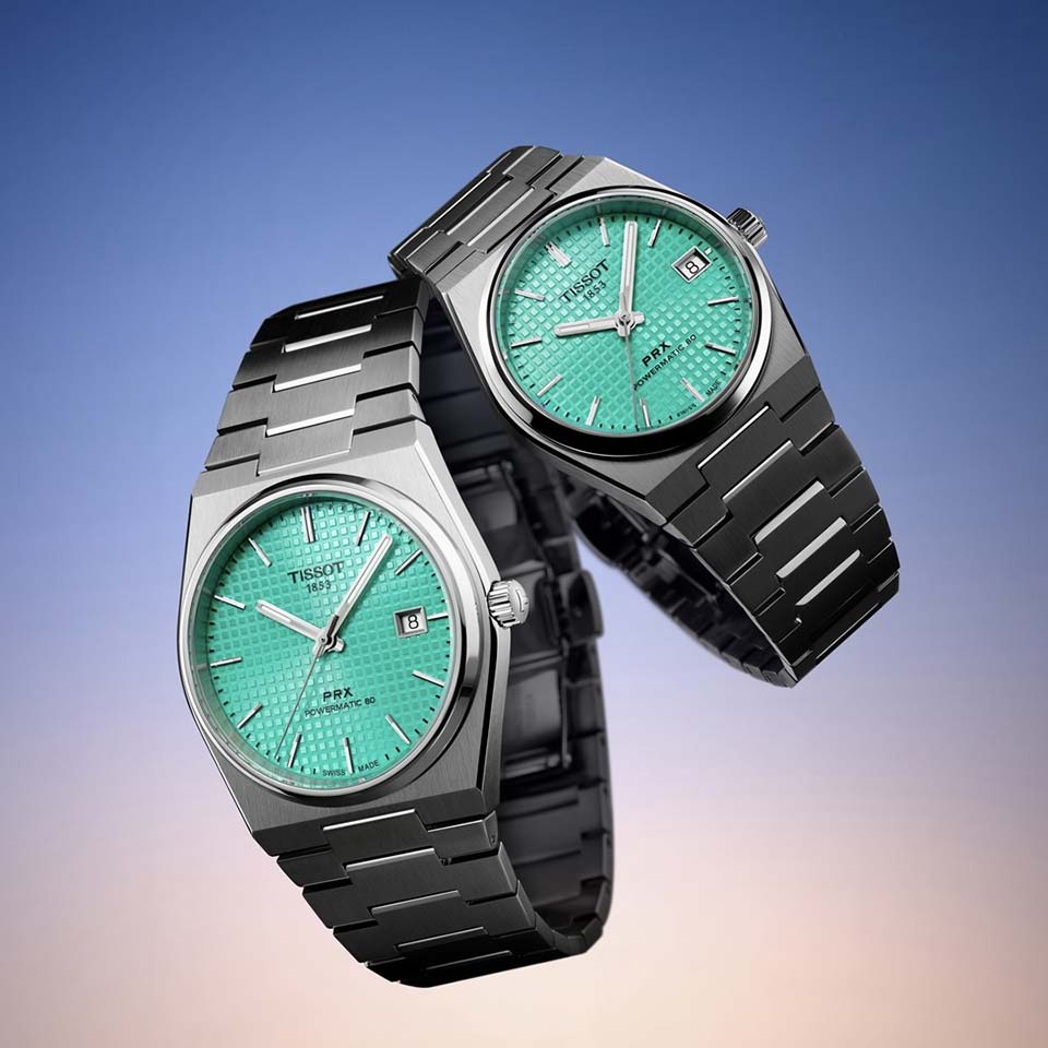Новинка от швейцарского бренда Tissot: часы Powermatic 80 с бирюзовым ...