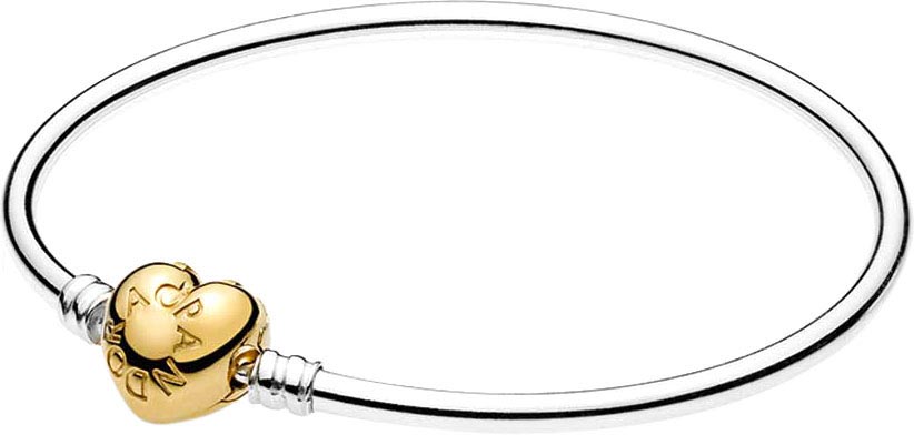 Серебряный жесткий браслет для шармов PANDORA 567163 — купить в AllTime ...