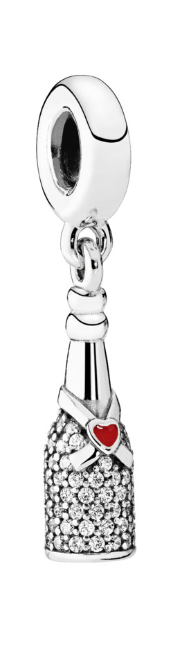 Серебряная подвеска-шарм PANDORA 792152CZ с кубическим цирконием ...