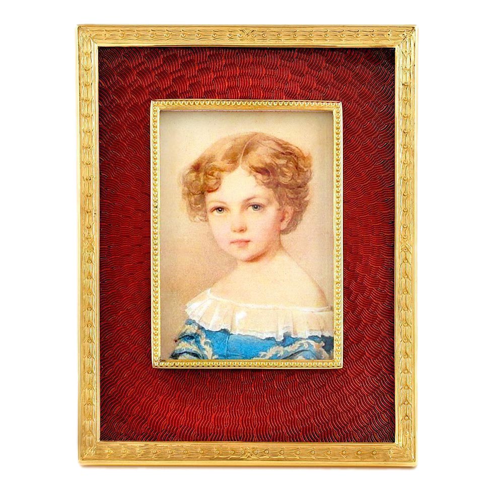 Латунная рамка для фото Русские Самоцветы 46099 с эмалью — купить в ...