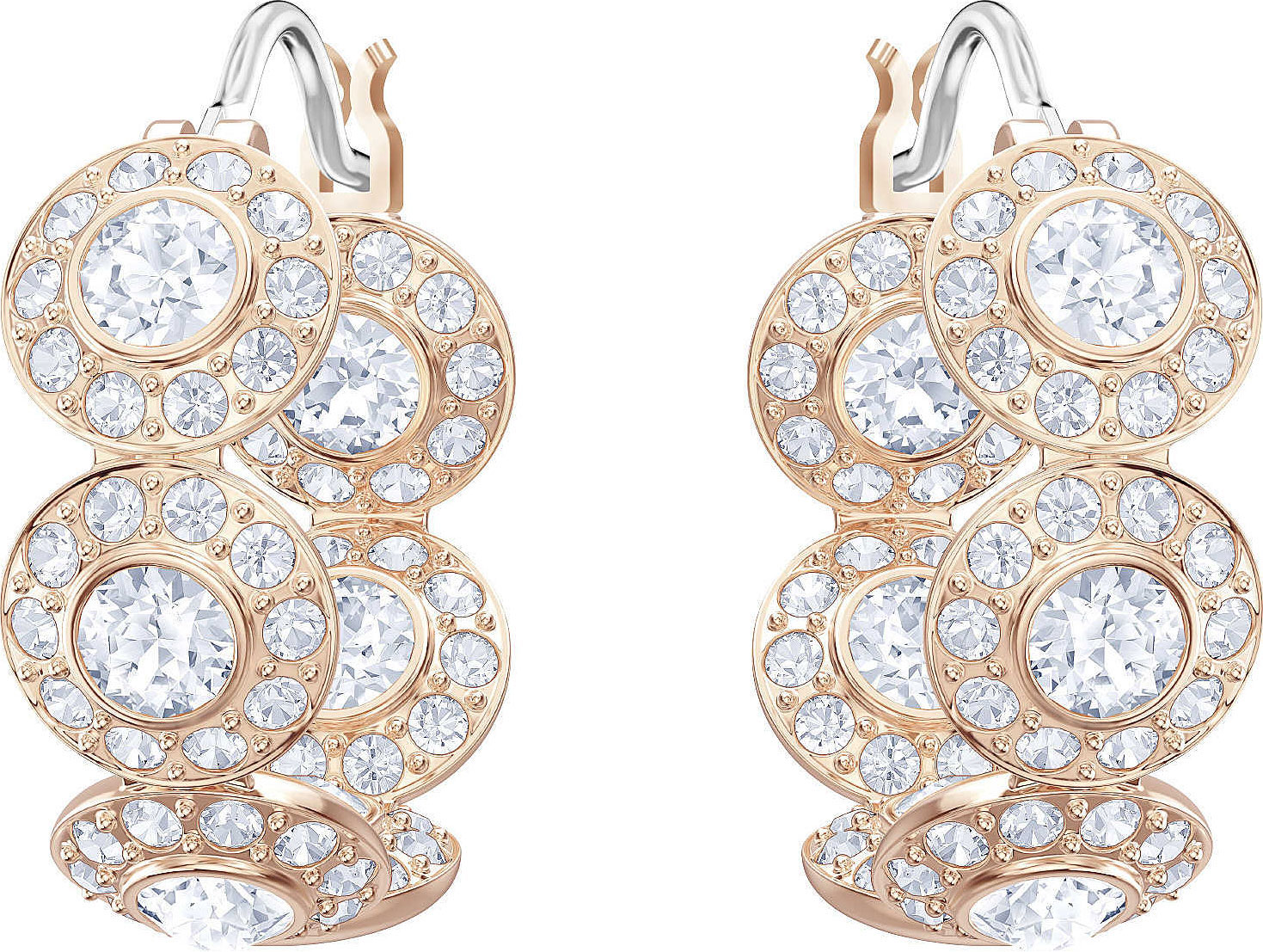 Серьги круглые Swarovski Angelic 5418271 — купить в AllTime.ru — фото